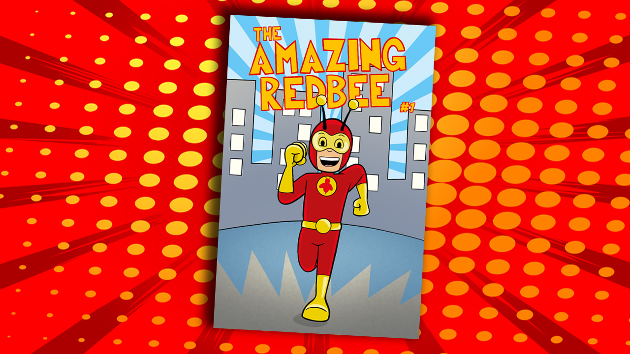 The Amazing Redbee available to order! – Ron Tucker Draws